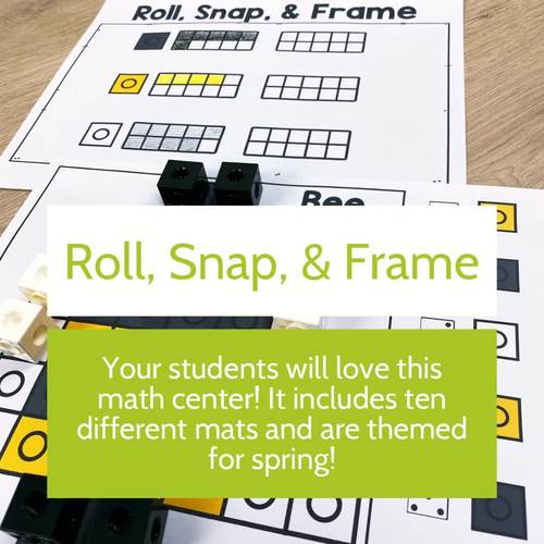 Spring Math Centers and Ten Frames Activities | Kindergarten April Math ...