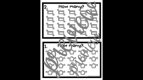 Dinosaurs Counting Teen Numbers 11-20 Task Cards 1:1 Correspondence