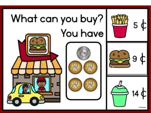 Math Boom Cards Counting Money Counting Coins Penny Nickel Dime by ...