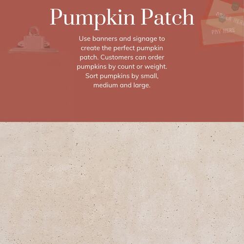 Pumpkin Patch Dramatic Play Restaurant Menu Fall Bakery November Visual ...
