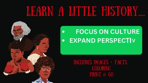 Black History Activity Bundle by Hortons Little Whos | TPT