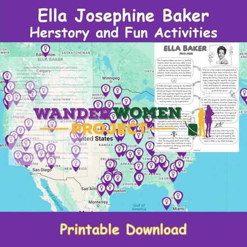 Ella Baker: Civil Rights Organizer and Voice for Justice – Activity Pack