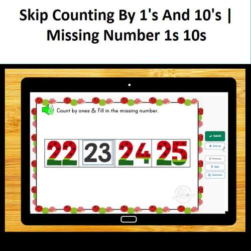 Skip Counting by 10s and 1s | Numbers 1 to 100 | BOOM CARDS™ Digital ...