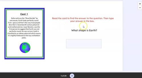 Earth Day Activity Scavenger Hunt Easel Ready with Easel Option | TPT