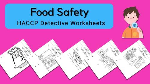 Kitchen & Food Safety Spot the Problem | Detective Worksheets | HACCP ...