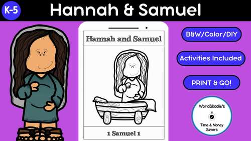 Bible Stories: Hannah and Samuel by WorldSkoolie | TPT