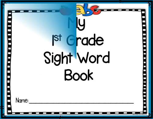 First Grade Sight Word Student Booklet by The Teaching Scene by Maureen