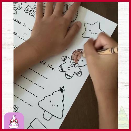 Dear Santa Christmas Writing Activity by Hippo and Kiwi | TPT