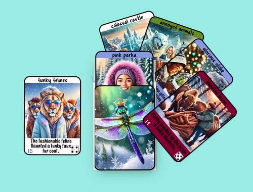 Winter Tongue Twister Speech Therapy Articulation Game Cards for Older ...