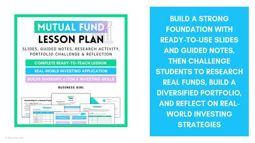 Mutual Funds Lesson Plan | Google Slides, Guided Notes & Research Activity