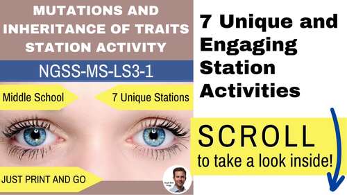 Mutations and Inheritance of Traits - Station Activity - MS-LS3-1 ...