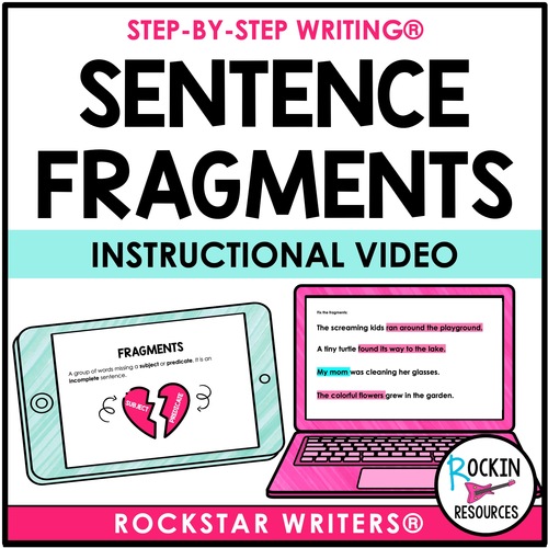 Sentence Fragments - Downloadable Video on Sentence Structure | TPT
