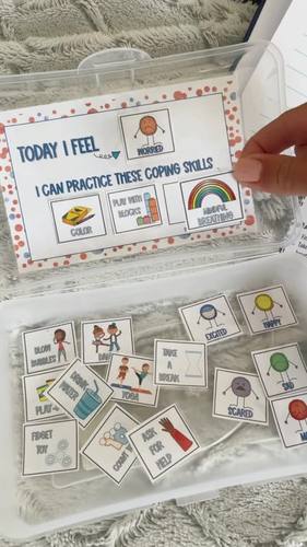 Mindful and Coping Skills Pencil Toolbox | Calming Tools and Strategies