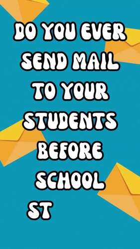 Back to School | Meet the Teacher | POSTCARDS by SmittenWithSPED