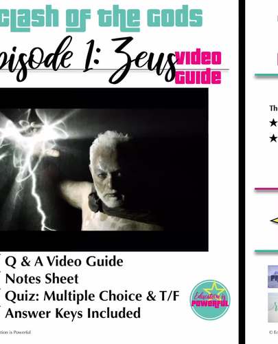 Clash of the Gods Episode 1: Zeus - Video Guide by Education is Powerful