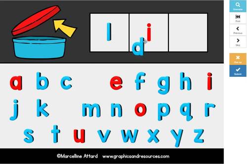 BEGINNING ENDING SOUNDS CVC WORD WORK BOOM CARDS DISTANCE LEARNING ...