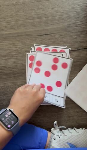 Counting Clip Cards | Numbers, Dots & Fine Motor Activity by FerAg