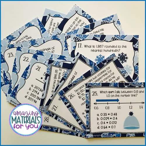 Decimal Operations Addition Subtraction Multiplication and Division ...