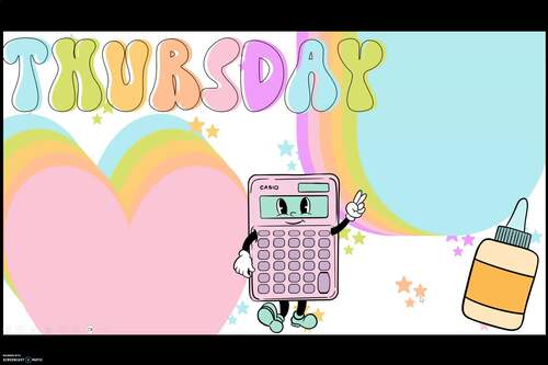 Pastel Party Morning Slides by Julia's Colorful Classroom | TPT