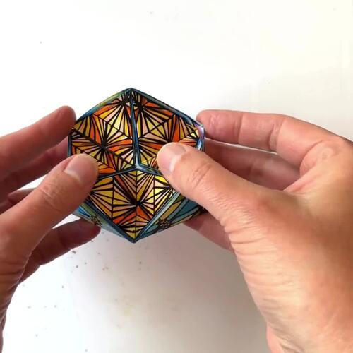 HexaFlips - Flexagons, Kalediocycles, Origami Kit, Paper Craft Coloring