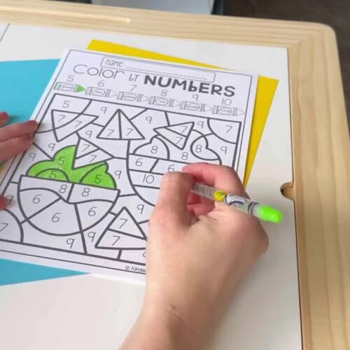 Cinco De Mayo Activities Color by Numbers 1-10 Set 2 | Color by Code ...