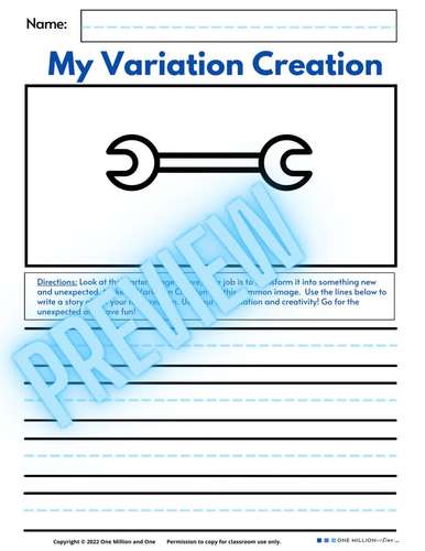 Creative Writing Activity Pages | Creation Station | Literature and Art