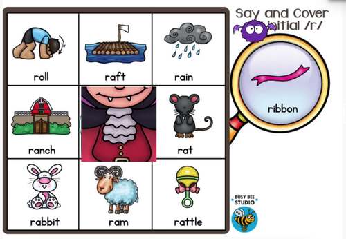 Halloween R Articulation Boom Cards Games for Speech Therapy by Busy ...