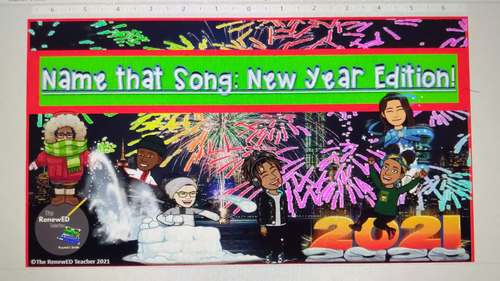 Name That Song: New Year Edition 2025 by The RenewED Teacher | TPT