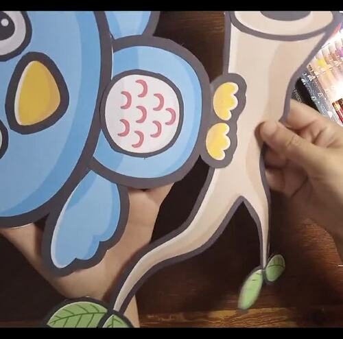 Owl Craft - Zoo Animal Craft - Zoo Animal Activities - Jungle Animal Craft