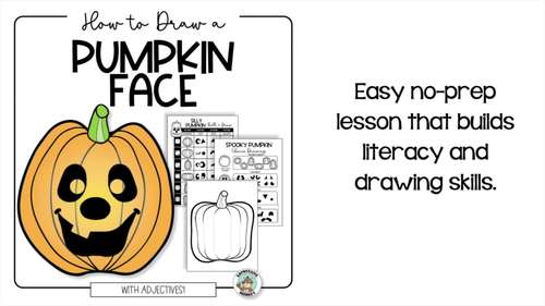Roll A Pumpkin • Pumpkin Drawing Activity • Fun Halloween Sub Plan