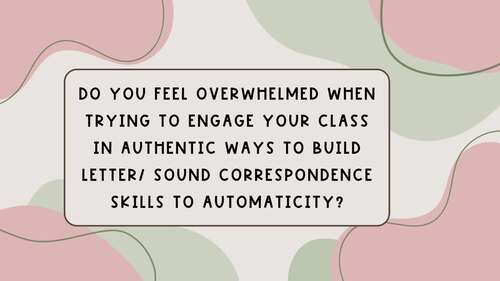 Pumpkin Alphabet Sound Spin, Color & Write Phonics Games l SOR Aligned