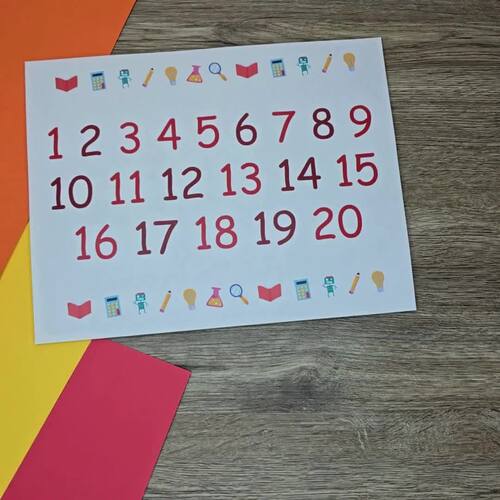 Number Mats With Tracing by HH Fun and Learning | TPT