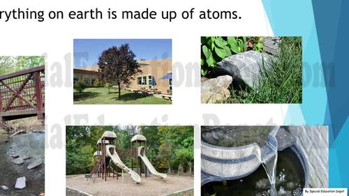 Chemistry- Parts of an Atom Power Point & Assessment VESOLs S-8 1