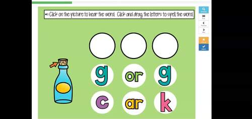 R-controlled Vowels OR Words with Encoding Spelling Practice Boom™ Cards