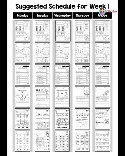 Kindergarten Learn at Home Week 1 Distance Learning by Lavinia Pop