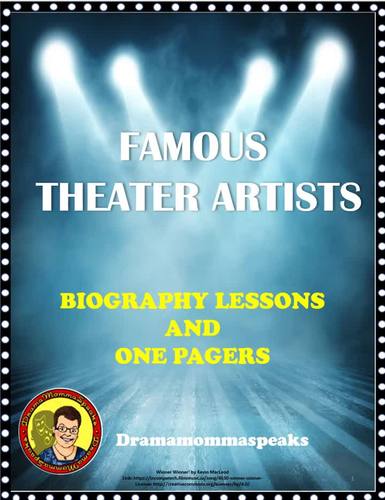 Emergency Sub Plan Drama Class Ben Vereen Biography and One Pager ...