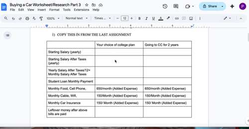 Personal Finance Project Dream Job/ Part 3 Car Buying by Peter Klozik