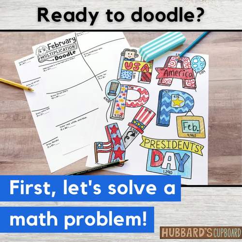 Presidents Day Math Activities - Up to 3-digit Multiplication ...
