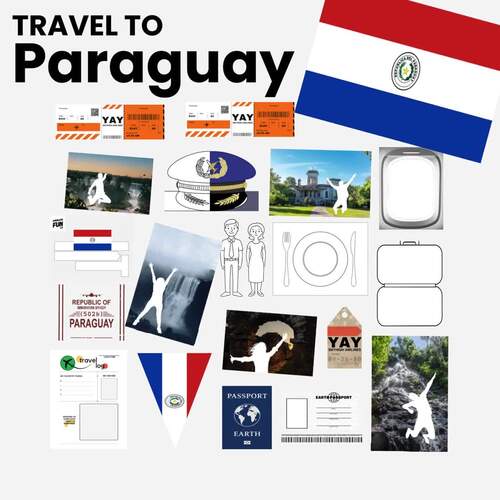 Travel to Paraguay! – Printable Pretend Travel Activity for Kids