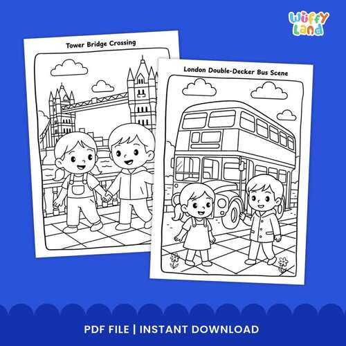 London Coloring Pages | UK Landmarks Coloring Sheets | Travel ...