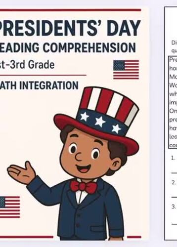 President’s Day Reading Comprehension & Graphing Activities by ...