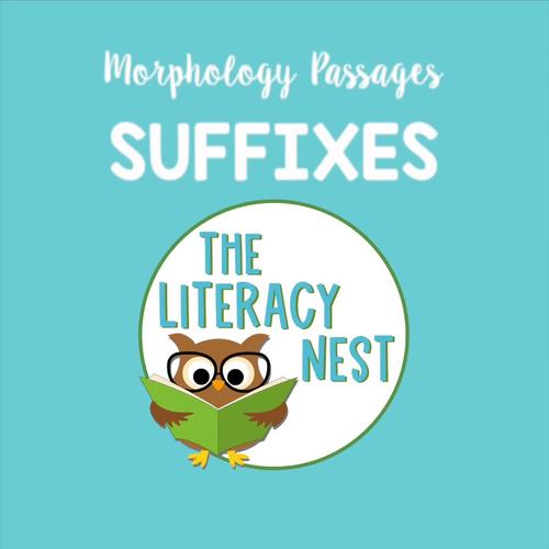 Morphology Reading Comprehension Passages for Suffixes | TPT