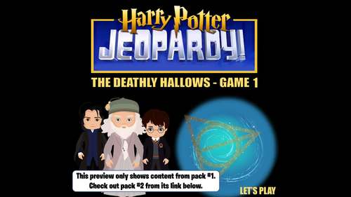 Classroom Jeopardy: Harry Potter & the Deathly Hallows Bundle (2 pack)