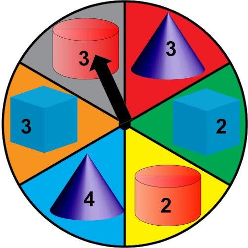 3D Shape Spinner by Jazzy Spanish Resources | Teachers Pay Teachers