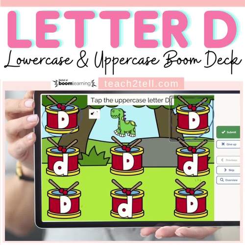 Alphabet Letter of the Week Activities Letter D Boom Digital Cards With ...