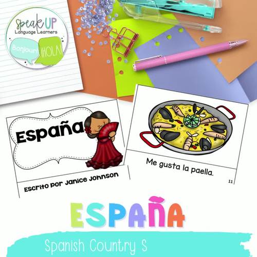 España Spain Country Study Spanish Reader & Activities Print & Digital ...