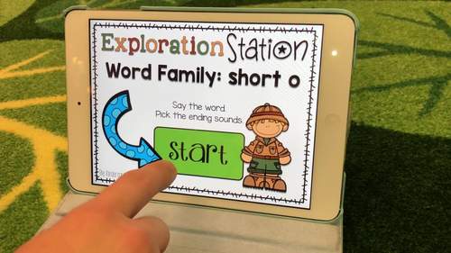 Exploration Station - Short o CVC Families by The Kindergarten Explorer