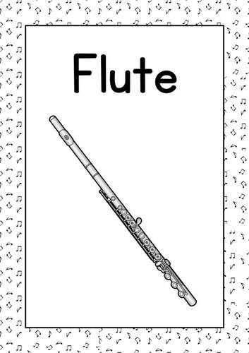 Woodwind Family Posters - Black and White Music Notes by Mara Mattheus ...