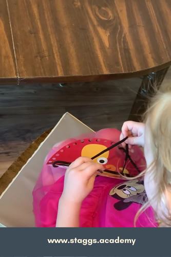 Animal Alphabet Lacing Cards, Fine Motor Activity for Pre-K & Kindergarten