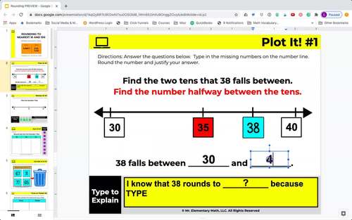 3rd Grade Rounding to Nearest 10 and 100 | Digital Centers | Google ...